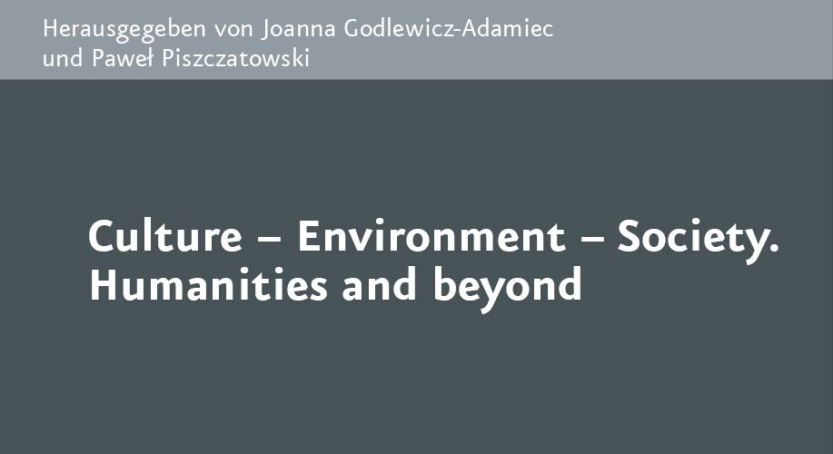 Culture – Environment – Society. Humanities and beyond | Vandenhoeck ...