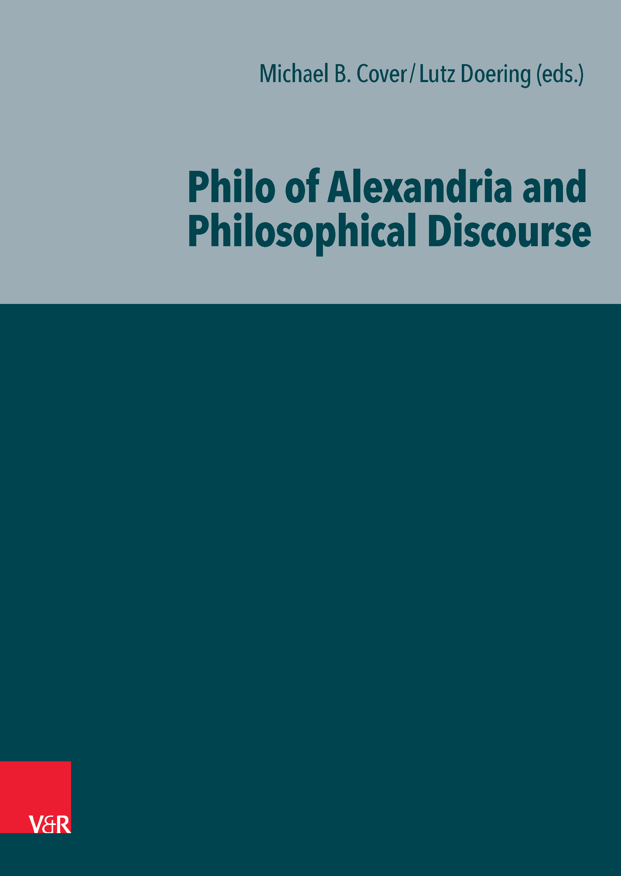 Philo of Alexandria and Philosophical Discourse | Jüdische Studien ...