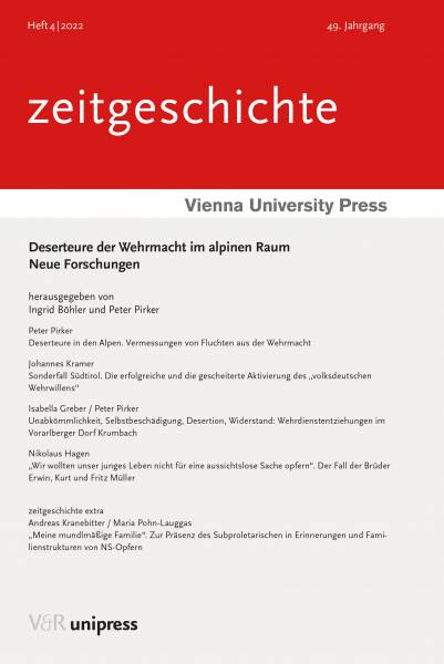 Deserteure der Wehrmacht im alpinen Raum | Zeitgeschichte (ab 1949 ...